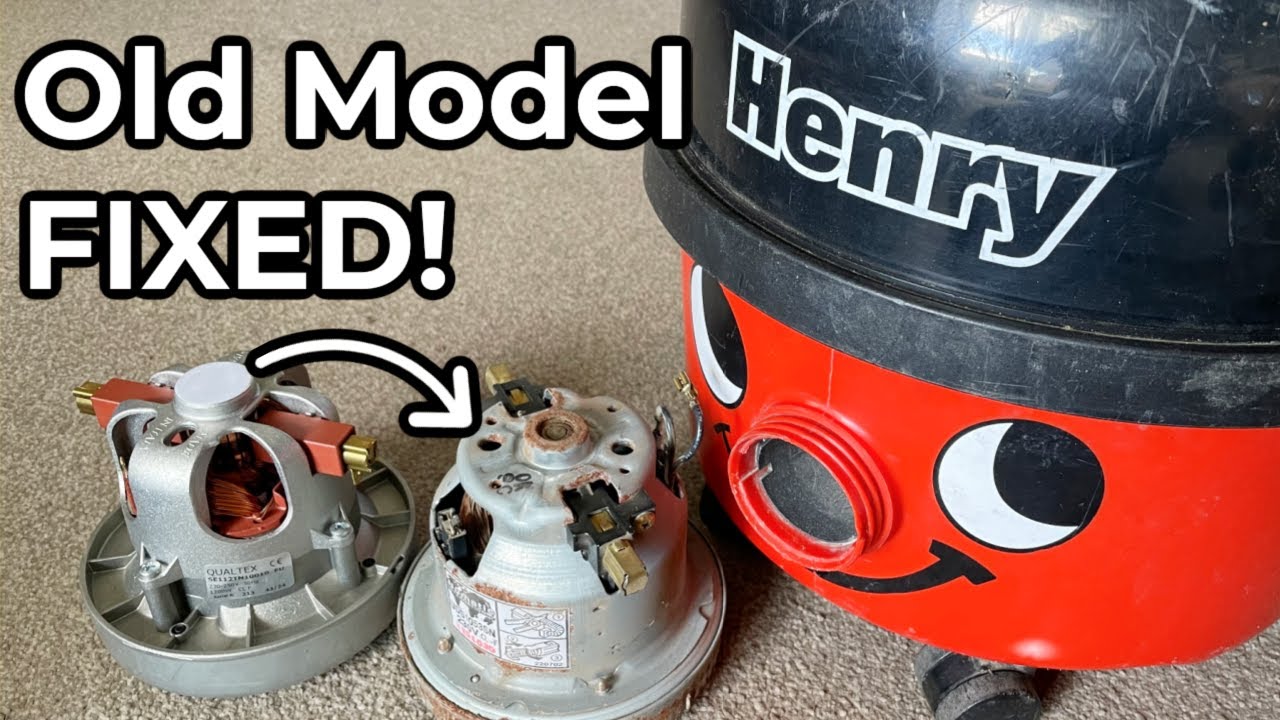 How to Replace Numatic Henry UDS1053SN Motor with Qualtex MTR121 - YouTube