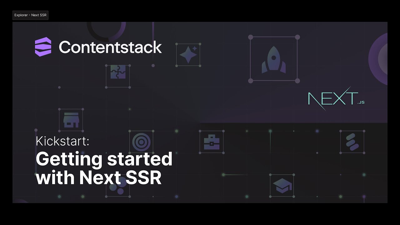 Kickstart: Getting started with Contentstack Edge and Next SSR - YouTube