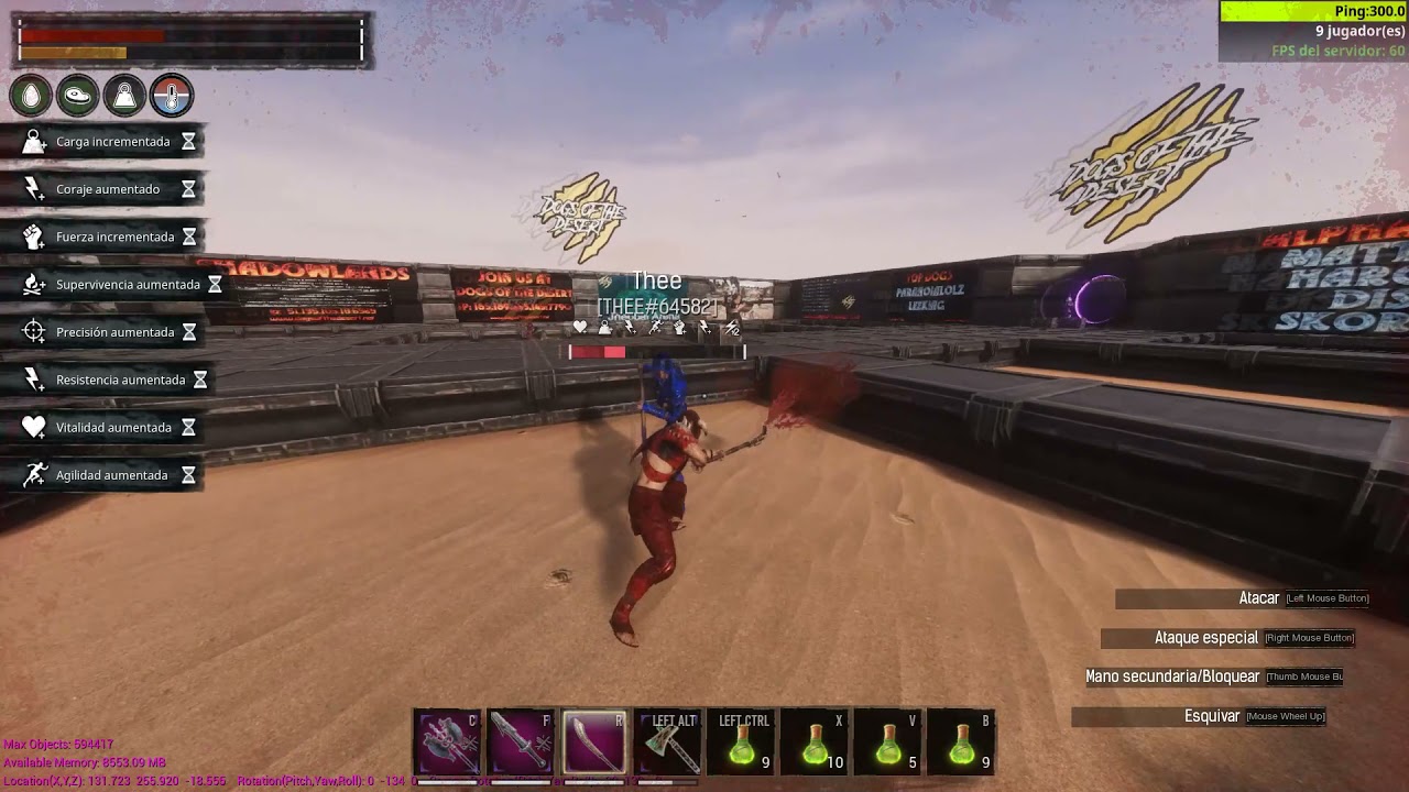 Conan Exiles - Dogs of the Desert Server Training PvP - YouTube
