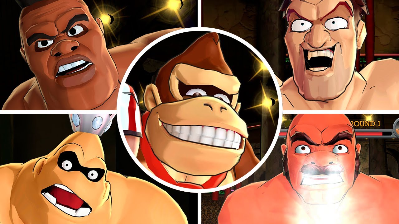 Punch Out!! Wii HD - All Bosses & Ending - YouTube