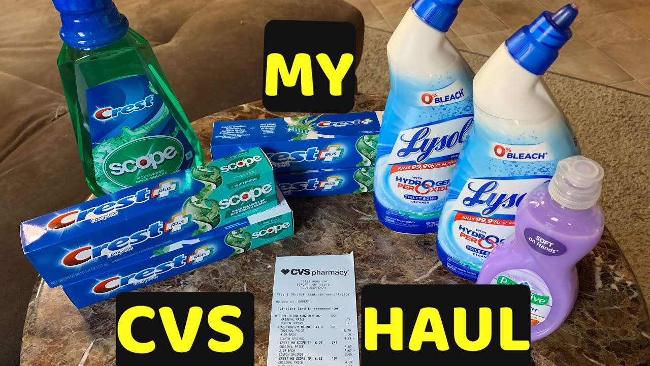 MY FIRST CVS HAUL 12/15/19-12/22/19 - YouTube
