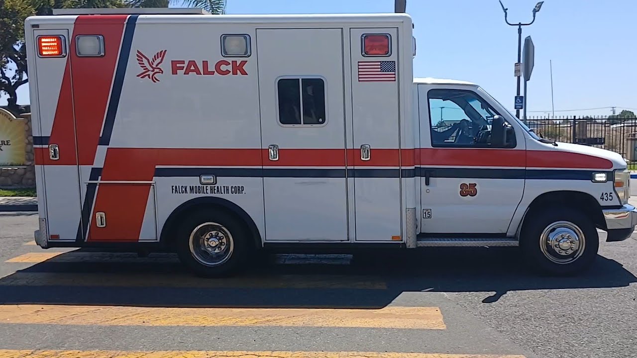 Falck Ambulance Transporting - YouTube