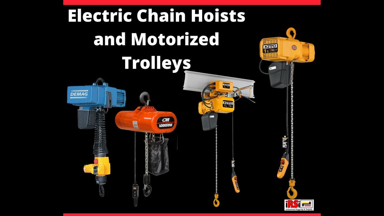 Chain Hoist, Trolleys and Beam Clamp - YouTube