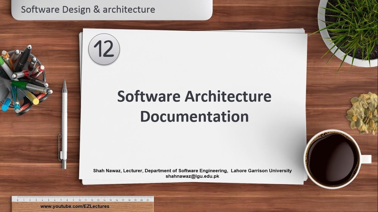 12 Software Architecture Documentation Youtube