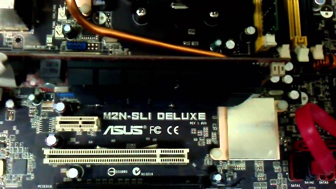 Placa Mãe M2N Sli Deluxe reconhecendo Phenom X4 9600 - YouTube