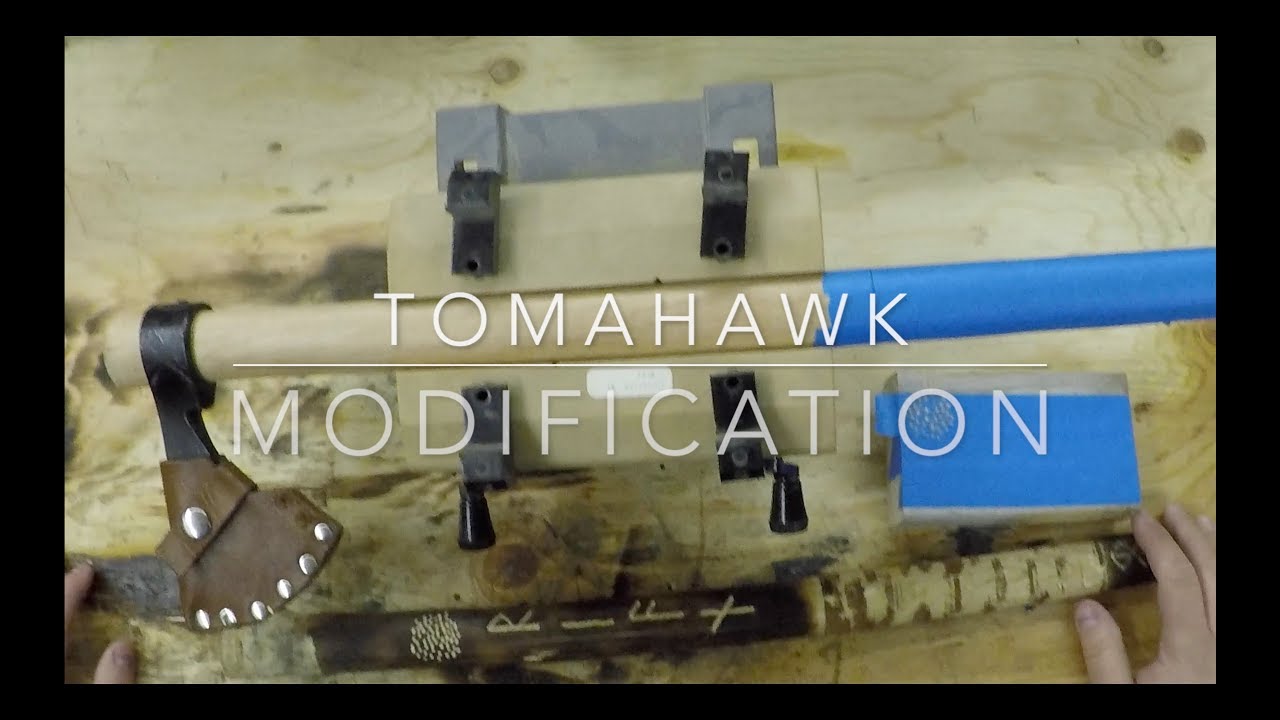 Tomahawk handle mod - YouTube