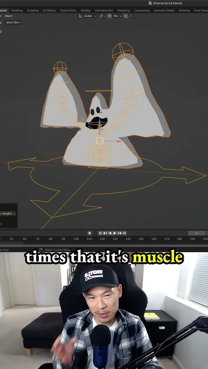 Embracing Imperfection in Character Creation - making a 3d game in Blender - 3.3: Spooky Ghost ...