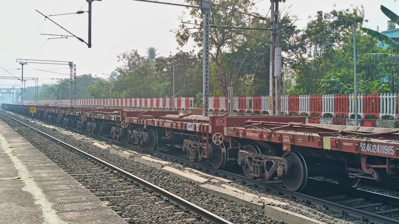 ABSOLUTELY NOTHING TRANSPORT BY GOODS TRAIN #indianrailways #goodstrain ...