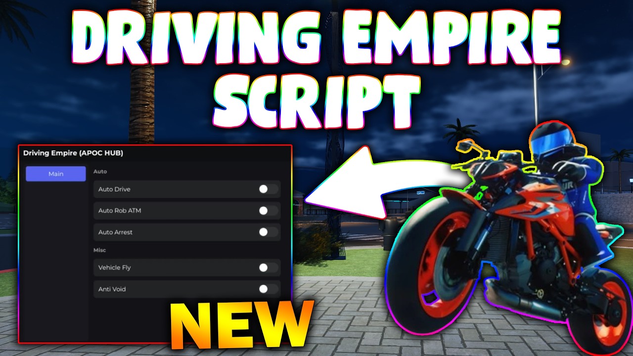 *NEW* Driving Empire Script (PASTEBIN 2026) (AUTO ROB , AUTO JOB FARM ...