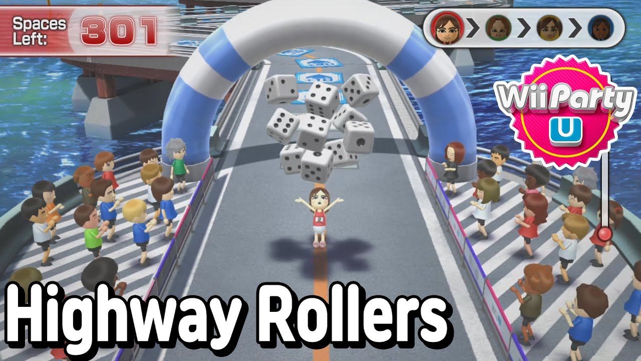 Wii Party U - Highway Rollers |Haru, Marit, Giulia and Sophia ...