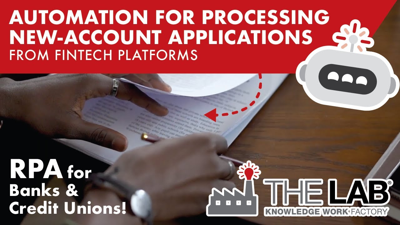 Online Account Opening System - New Application Processing - Robotic ...