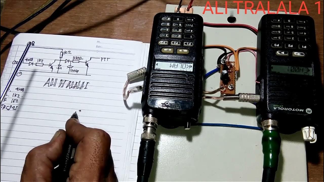 Cara buat cos low cor repeater Motorola CP 1660 @alitralala1460 - YouTube