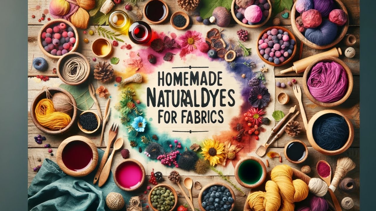 How to Make Homemade Natural Dyes for Fabrics - YouTube