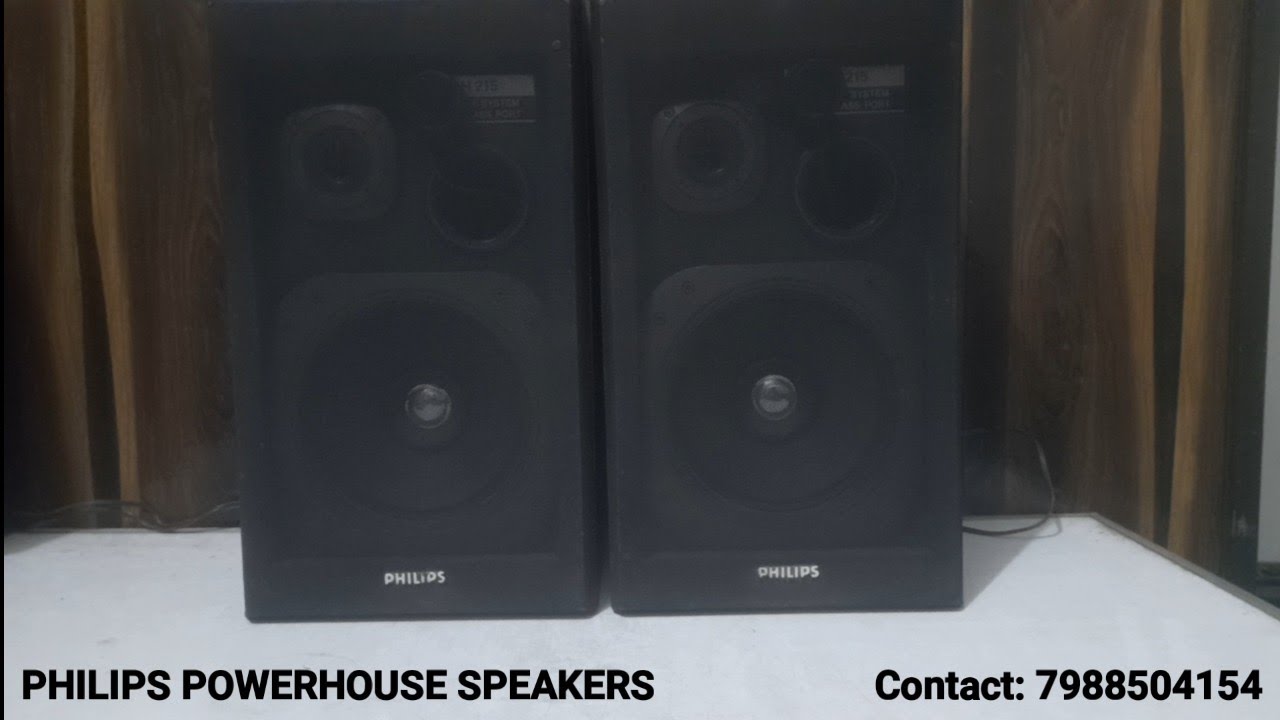 PHILIPS POWERHOUSE SPEAKERS - YouTube