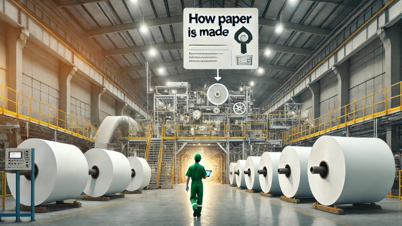 MIND-BLOWING Paper Factory Secrets Revealed | How Paper Is Made - YouTube
