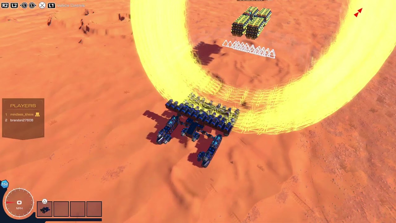 Trailmakers request ps5 tank build/battle - YouTube