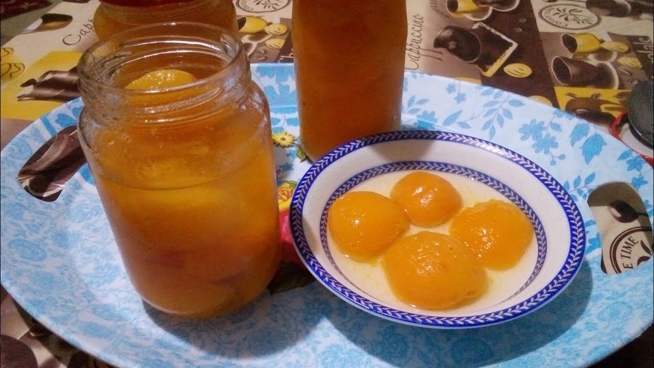 Conservez vos abricots au sirop pour l'année - YouTube