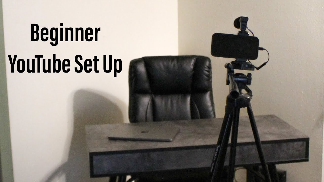 Beginners YouTube Desk Set up for 2023 - YouTube