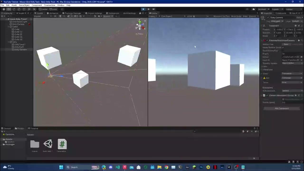 [Tutorial] How to rotate Dolly Camera from mouse input. - YouTube
