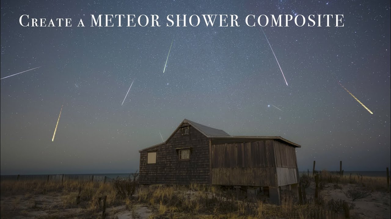 Create a METEOR SHOWER Composite with LESS NOISE! - YouTube