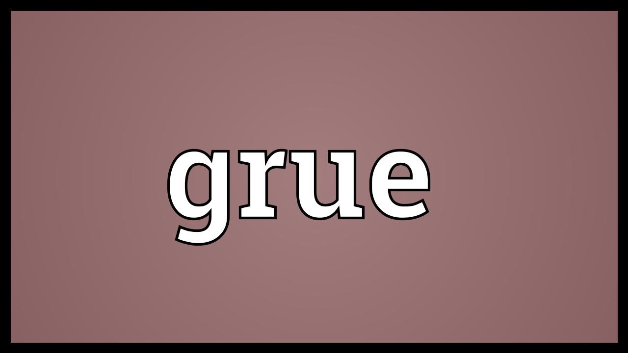 Grue Meaning - YouTube