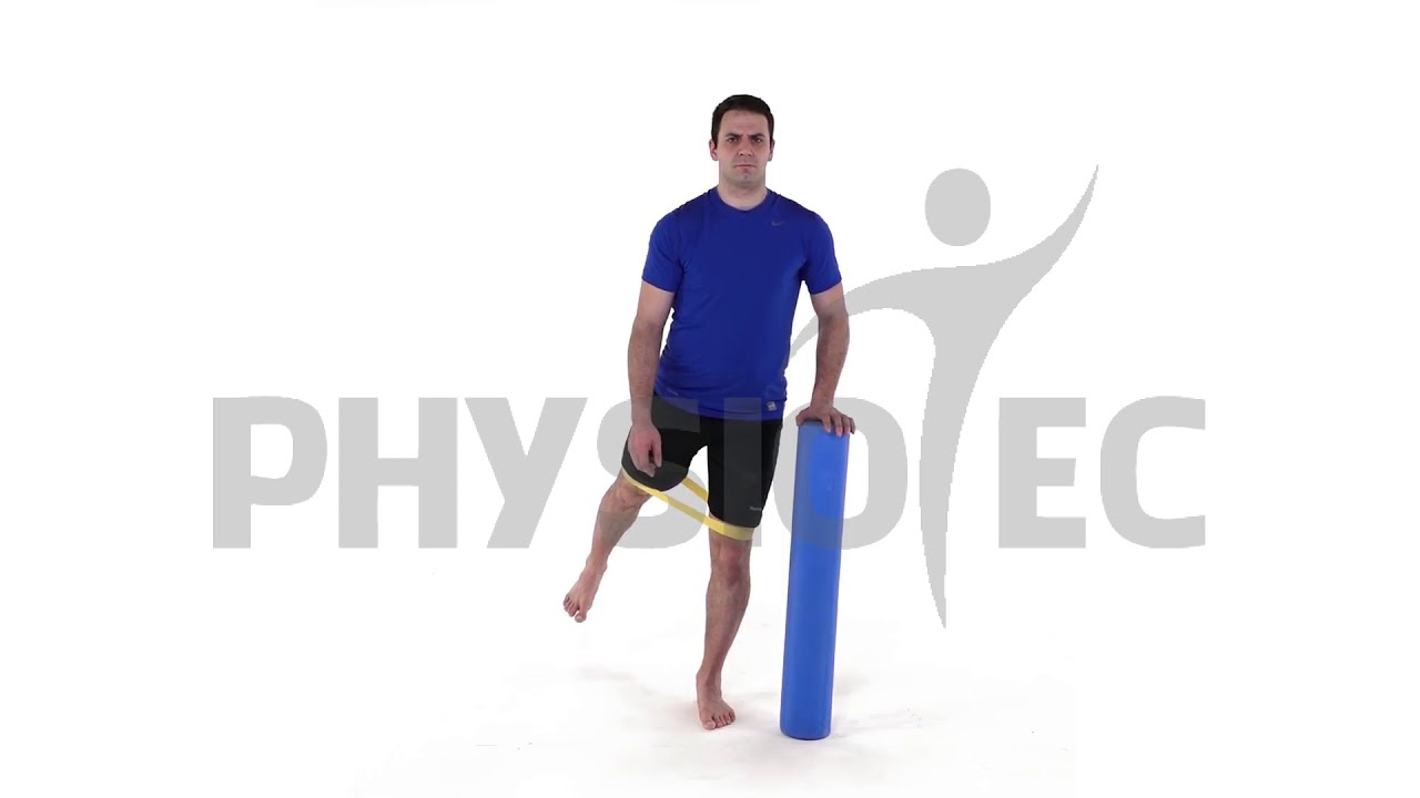 Resisted hip extension with abduction - YouTube
