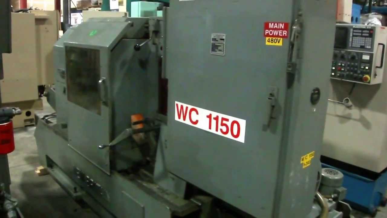 New Britain Model 52 1-1/4" 6 spindle screw machine - YouTube