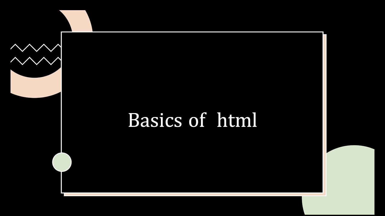 What Is Html Html5 Tutorial For Beginners Learn Html Html5 Html 6770