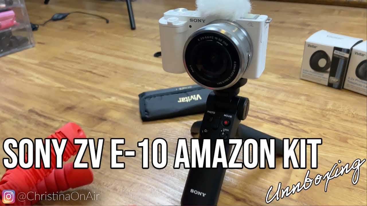 Sony ZV E-10 Amazon Kit Unboxing - YouTube