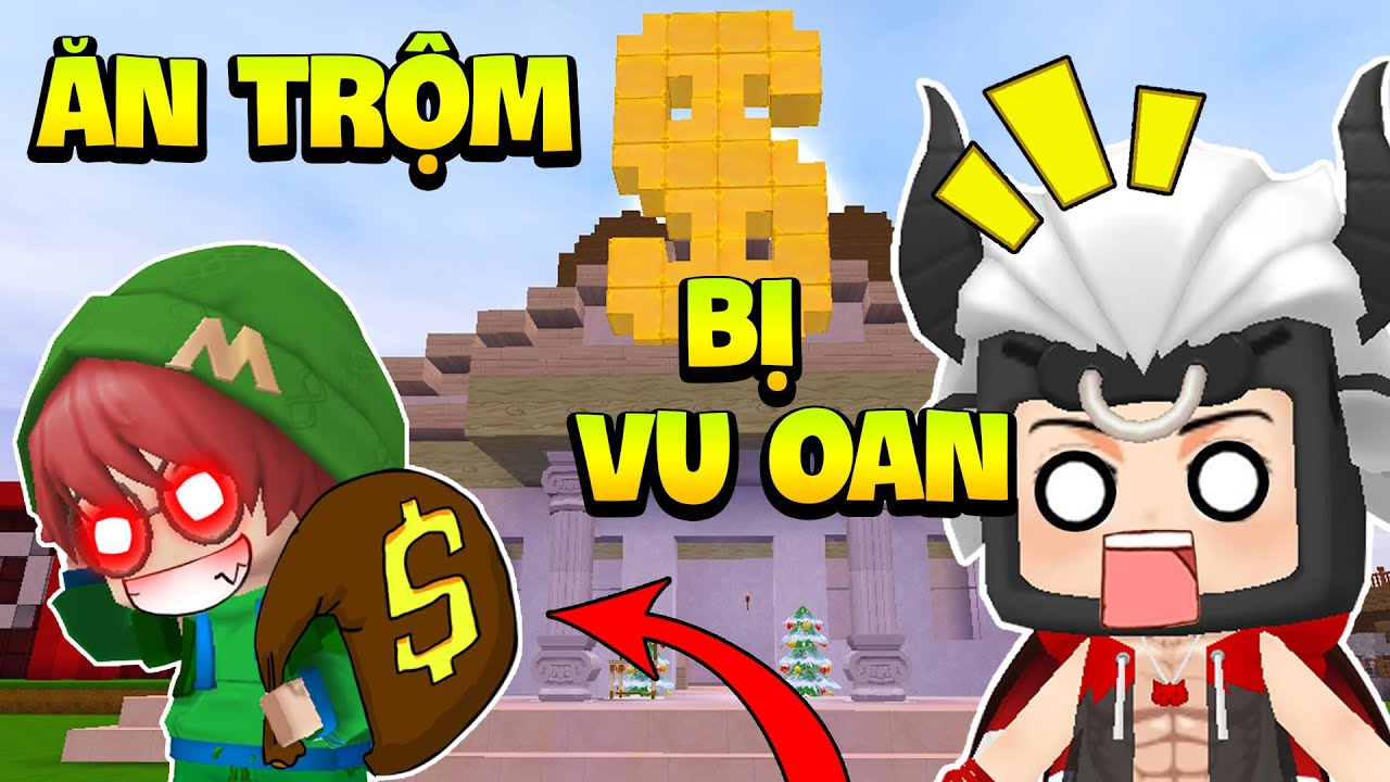 MINI WORLD: KIRO ĂN TRỘM NGÂN HÀNG LÀNG VÀ VU OAN CHO SONGFISH - YouTube