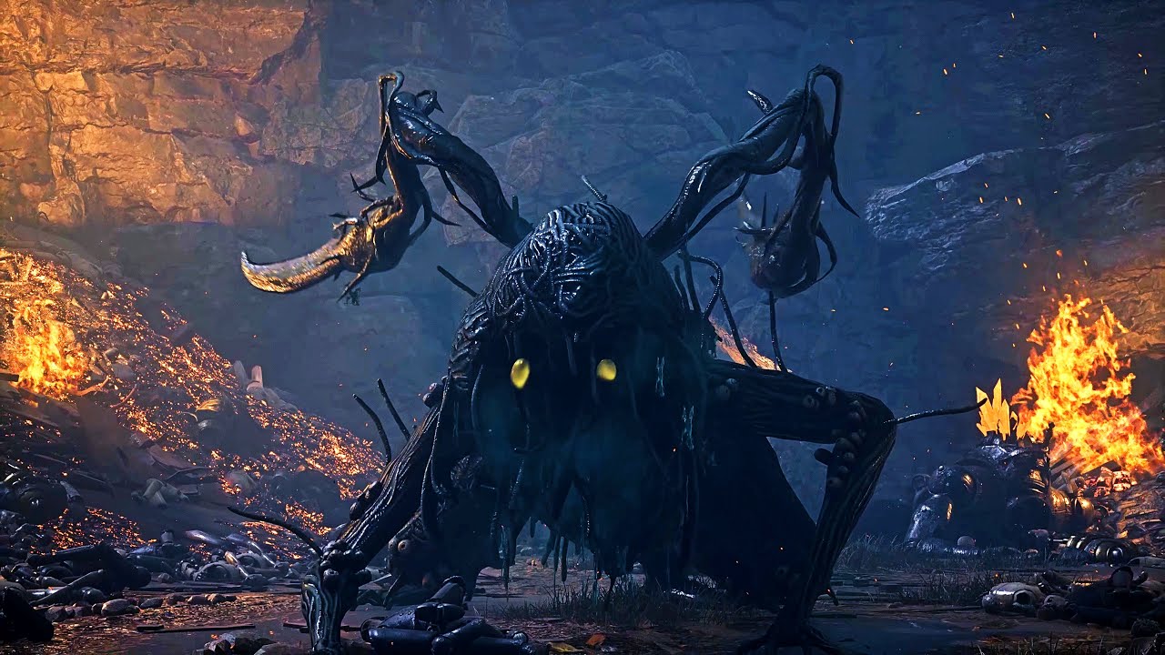 Lies of P | Green Monster of the Swamp Boss fight - YouTube