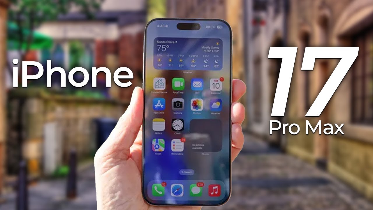 iPhone 17 Pro Max First Look - Insane Camera, Design & A19 Chip! - YouTube