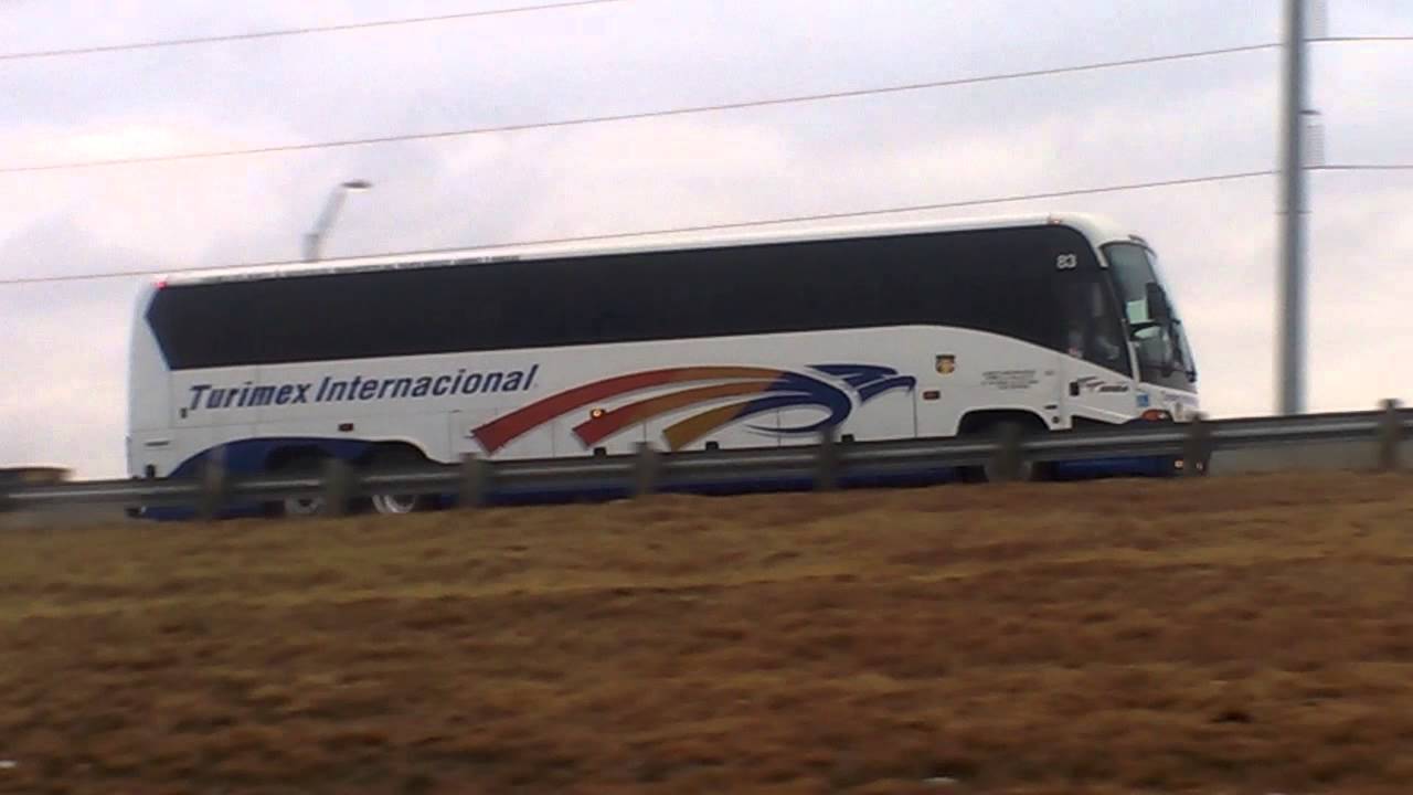 TURIMEX INTERNATIONAL MCI COACH BUS IN SOUTH TEXAS - YouTube