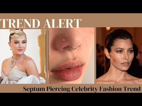 Trend Alert - Septum Piercing is Latest Celebrity Fashion Trends - YouTube