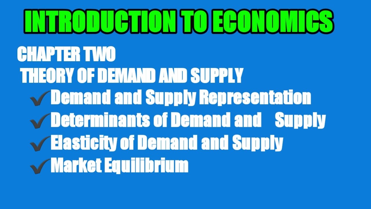 Introduction ton Economics-Chapter2-part4-Market Equilibrium - YouTube
