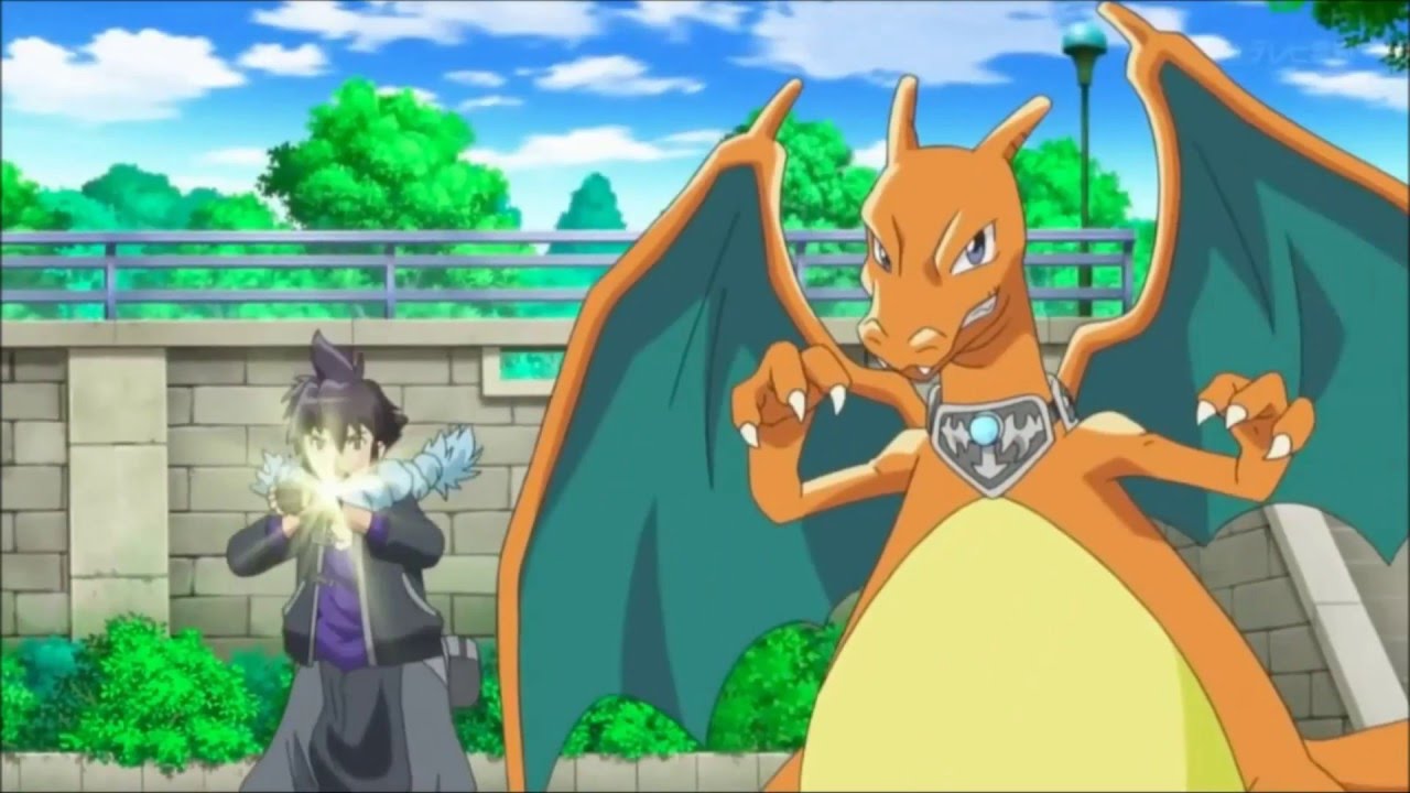 [Pokemon XY&Z AMV] - Ash vs Alain / Ash-Greninja vs Mega-Charizard X ...
