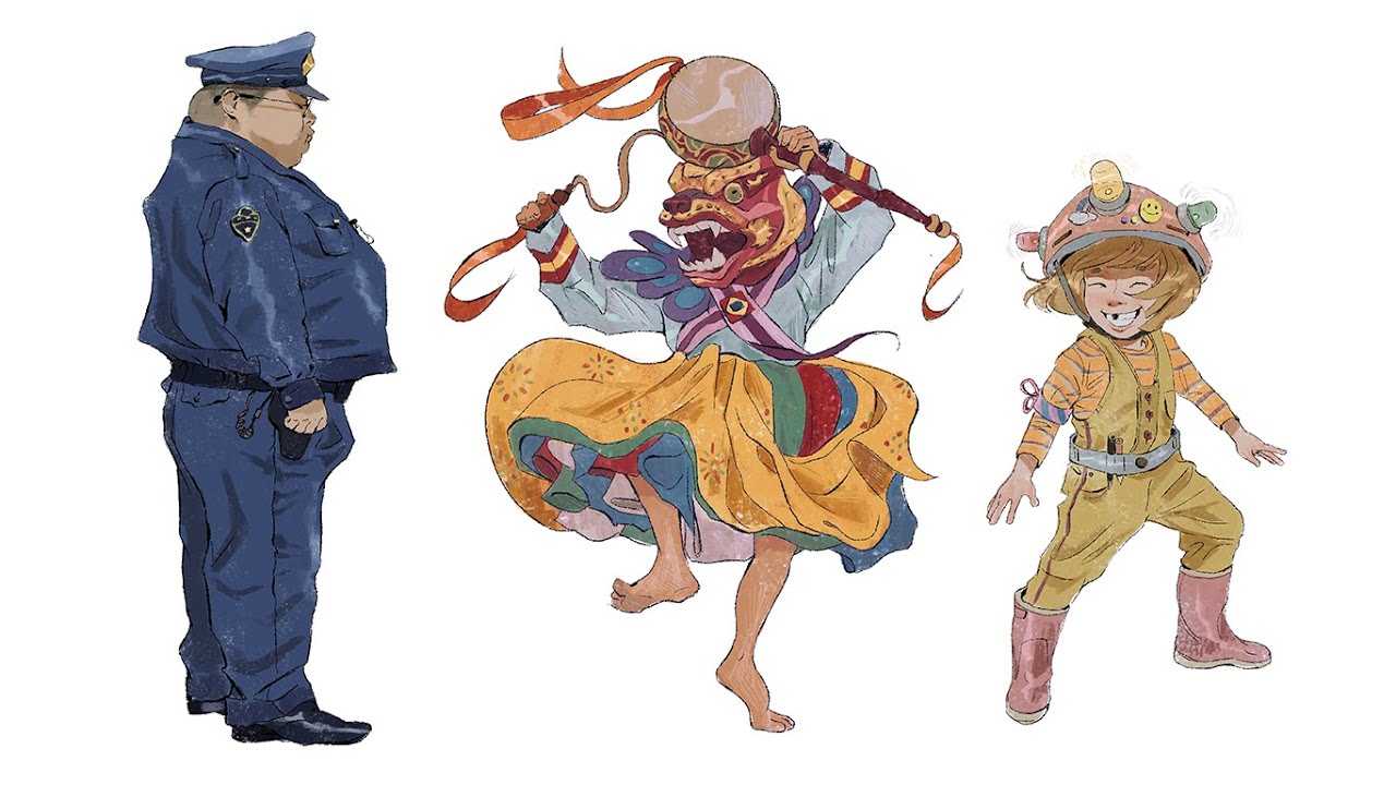 character design process - YouTube