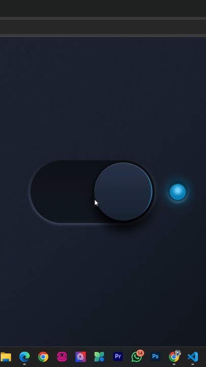 "Watch This! HTML Toggle Button Animation in 60 Seconds!" || html || CSS || coding || - YouTube