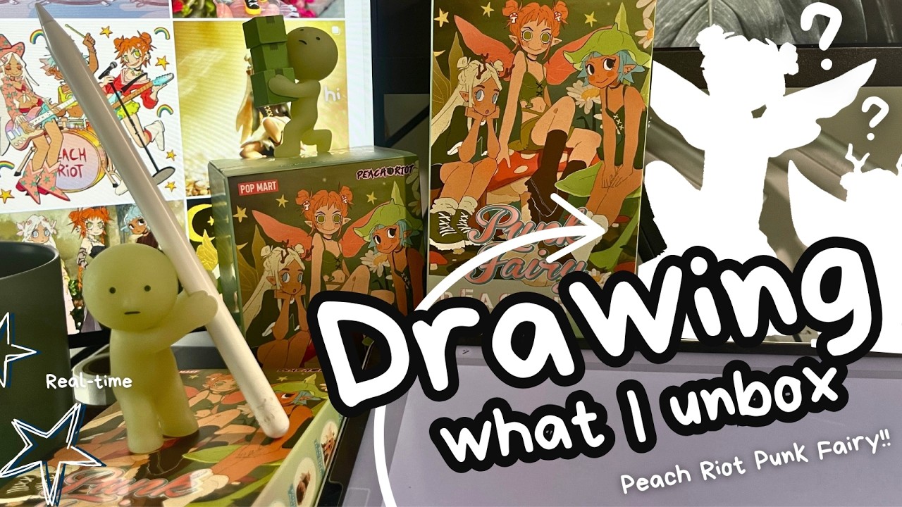 Day 6 of 75 ⋮ draw with me ft. Peach Riot unboxing ! ˚౨ৎ - YouTube