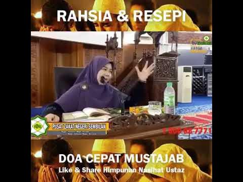 Doa cepat mustajab[Ustazah Nor Hafizah Musa] - YouTube