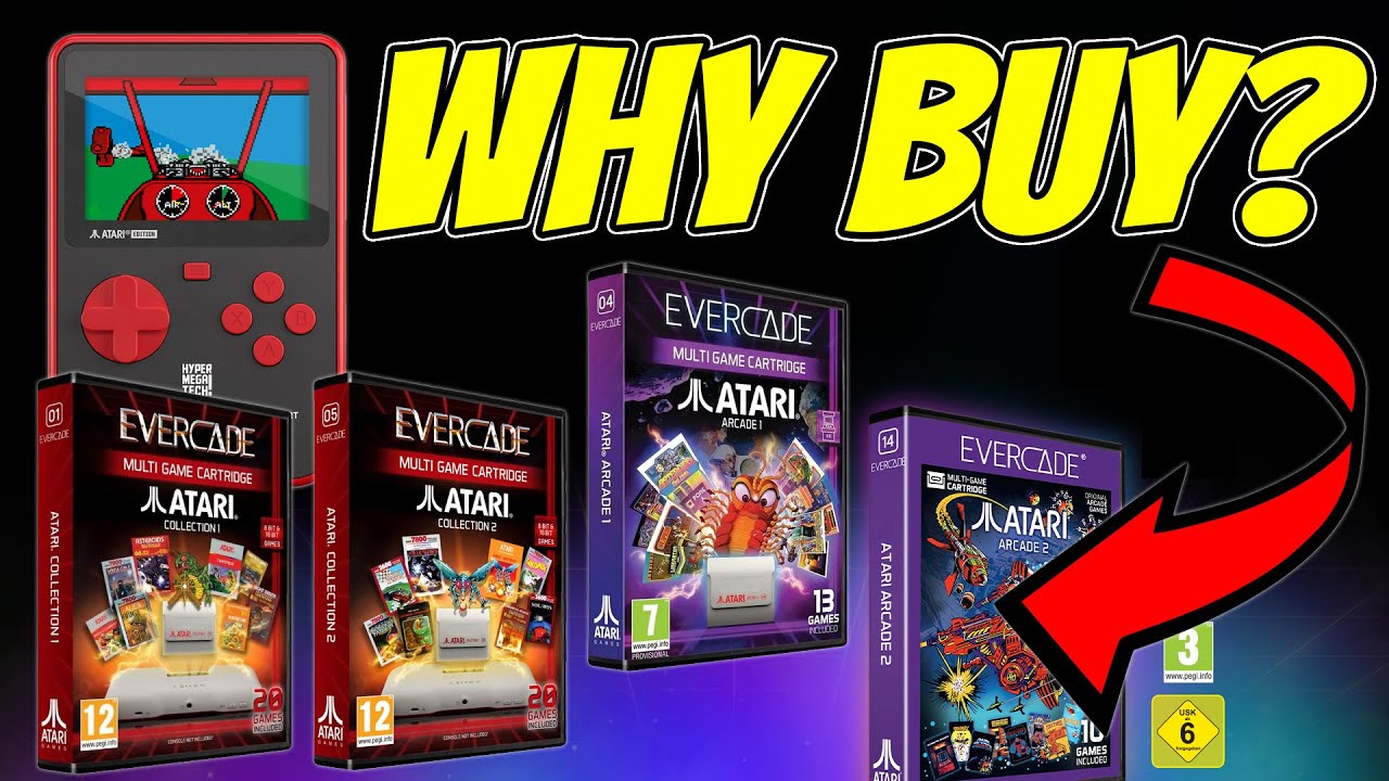 Why you should buy Evercade Atari Arcade 2 Collection - Comparing Super ...