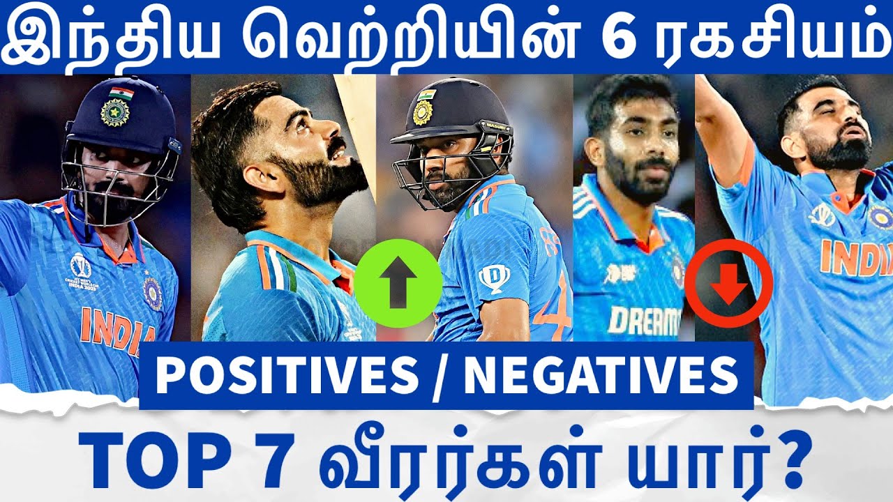 இந்திய அணியின் 6 வெற்றிக்கு 6 காரணம்🔥 7 வீரர்கள் + Rohit செய்யும் MAGIC ...