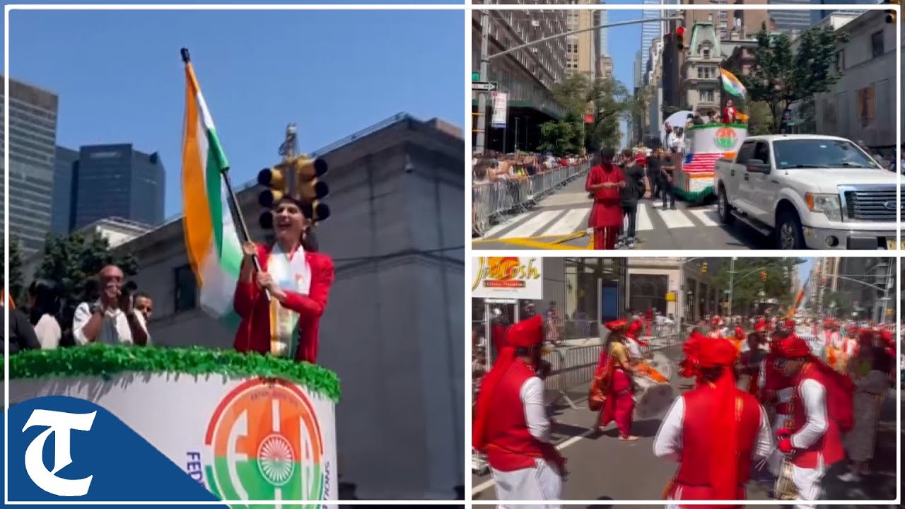 Sri Sri Ravi Shankar celebrates 41st Annual India Day Parade with ...