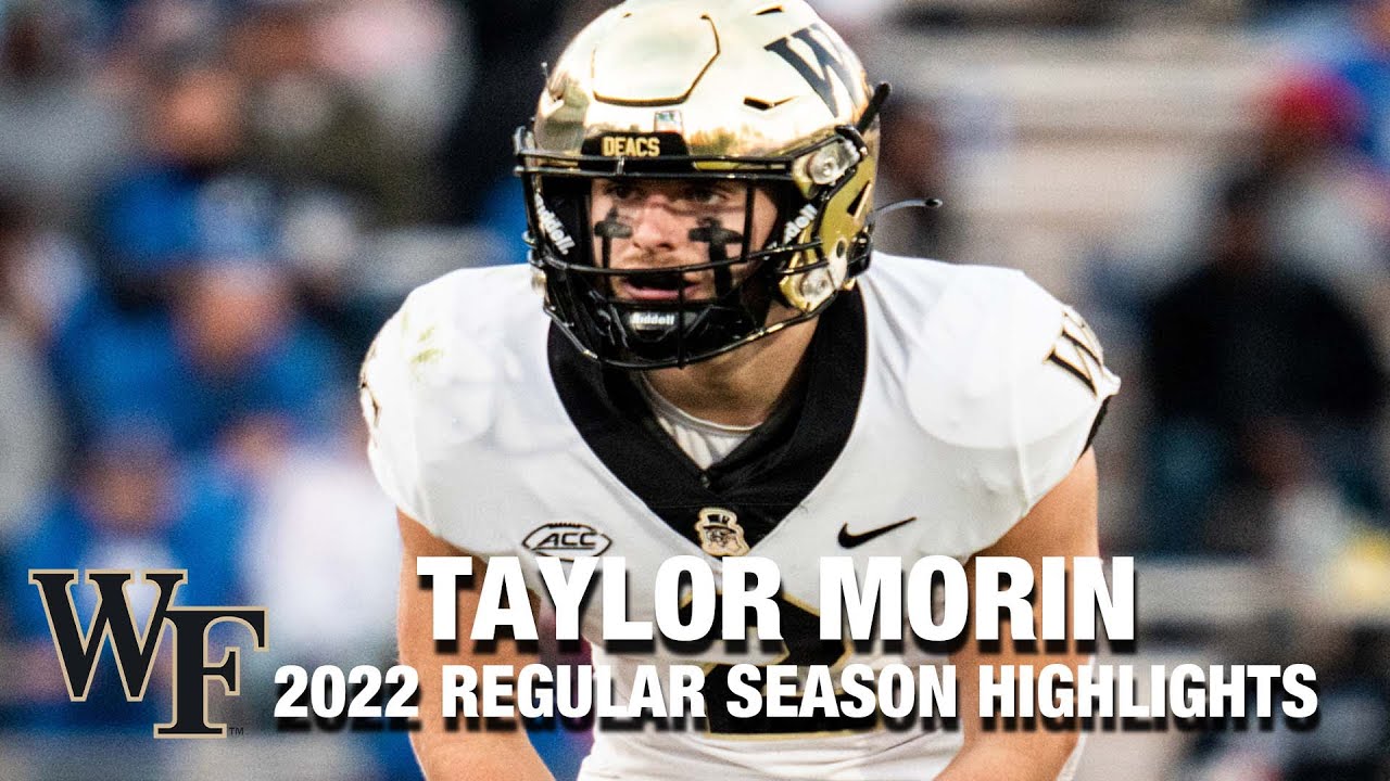 Taylor Morin 2022 Regular Season Highlights | Wake Forest WR - YouTube