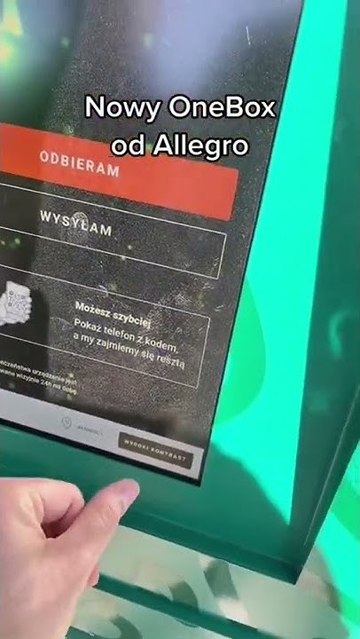 Nowe paczkomaty od… Allegro ONEBOX - YouTube