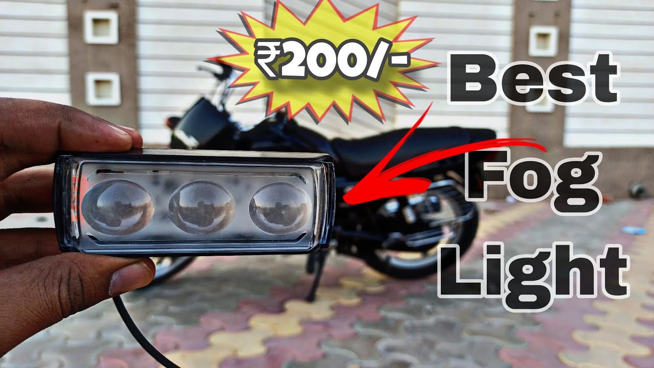 Fog Light With PCR light Installation In Splendor !! Splendor Modified ...