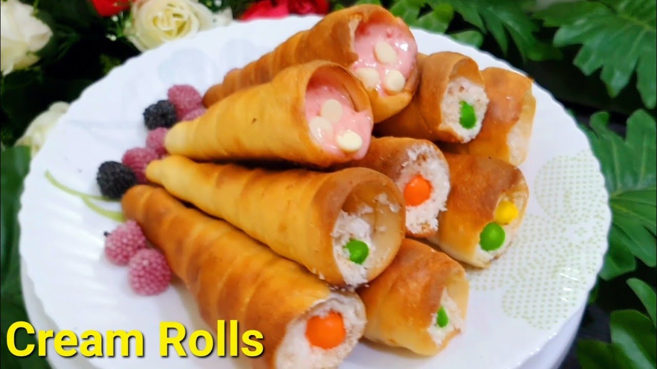 Puff Pastry Recipe Ideas | Cream Roll Recipe | Cream Horns | Bakery ...