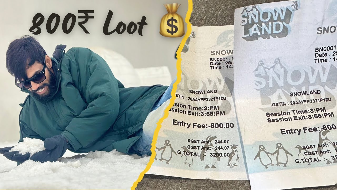 राँची का बर्फ वाला पार्क 800₹ का लूट है।Snow Land Ranchi - YouTube