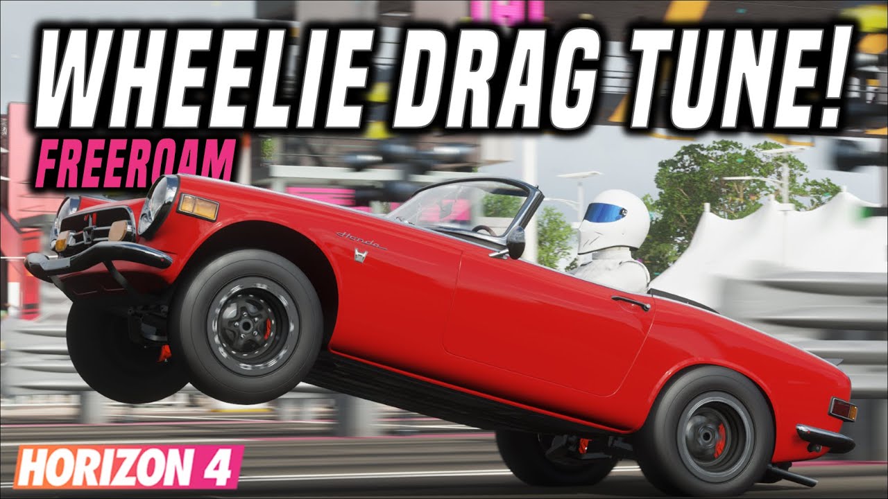 FH4 | Honda S800 Wheelie Drag Tune | 180MPH+ @1/4Mile! - YouTube