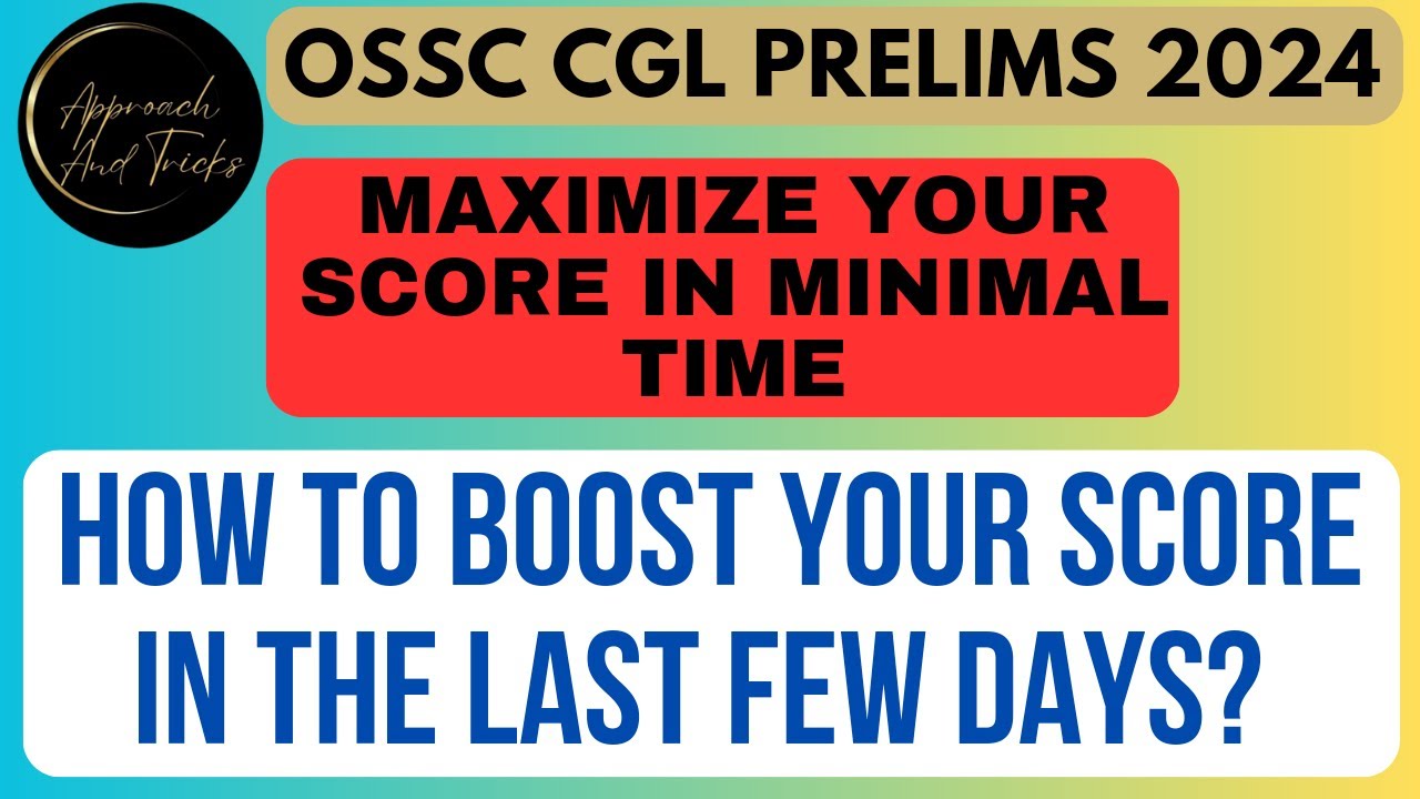 Strategy and Roadmap for the last 5 days( Gain maximum in minimal time ...